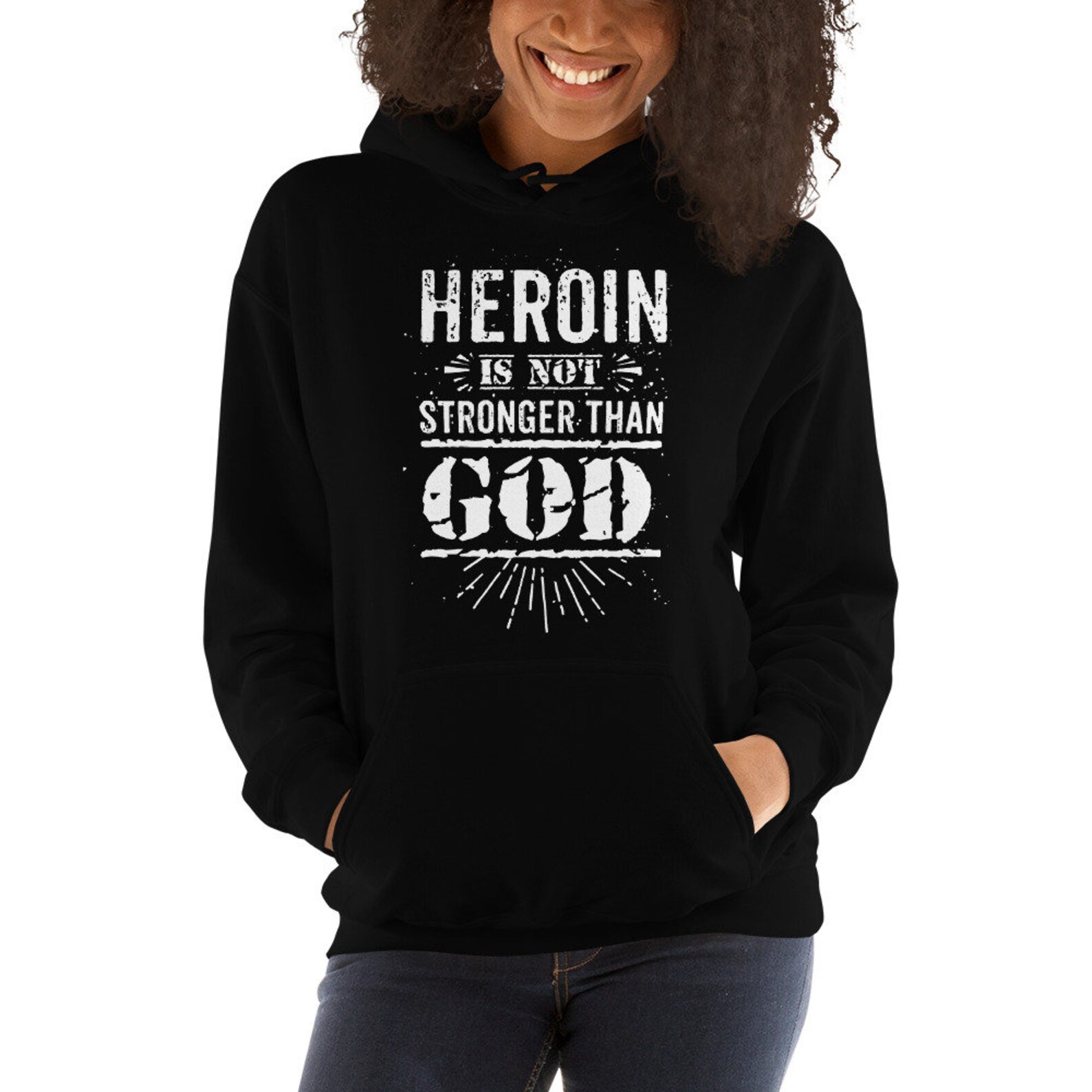 Drug Recovery Unisex Hoodie, Heroin Recovery Gift, Sobriety Gift ...