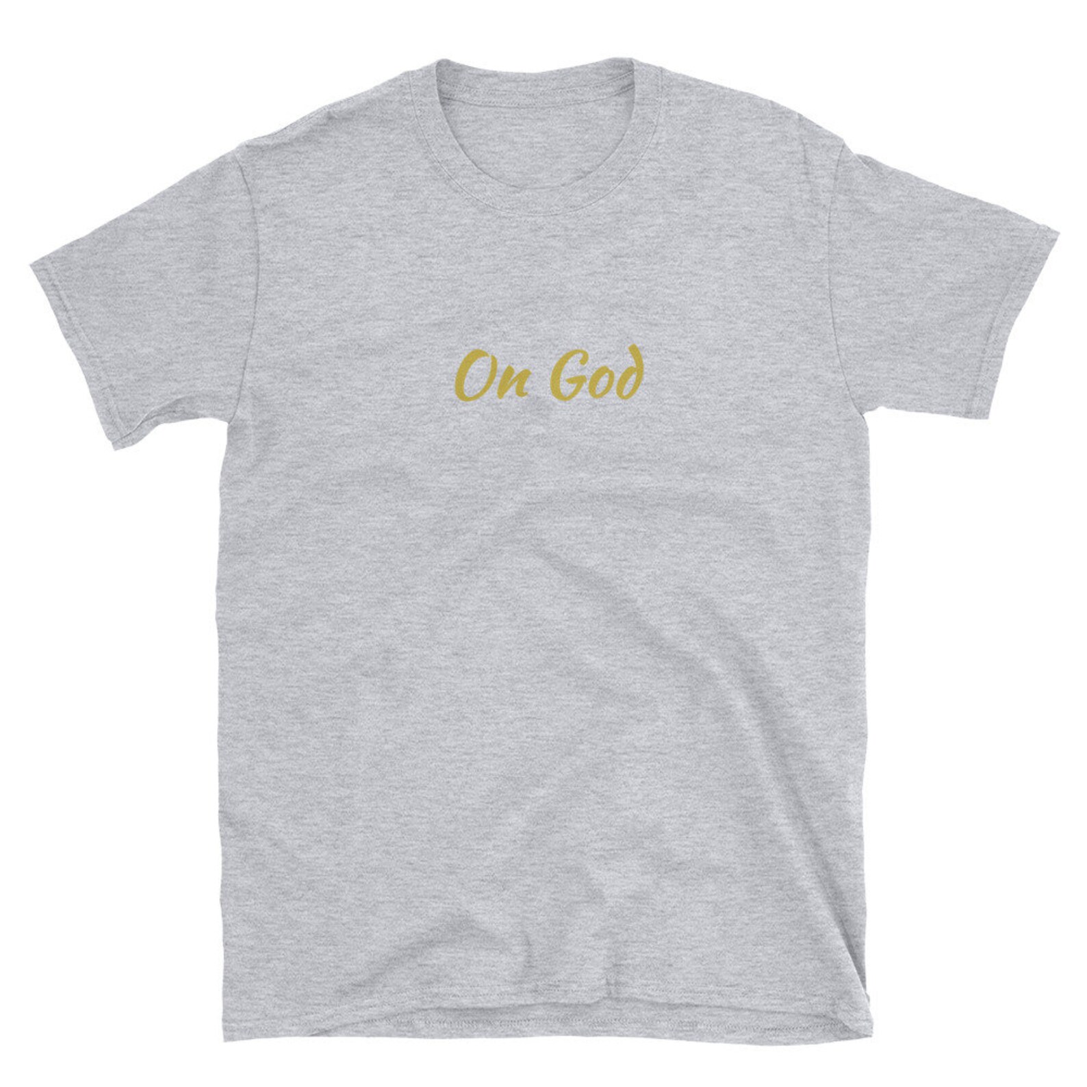 On God T-shirt on God Tee Shirt Urban Religious Quote - Etsy