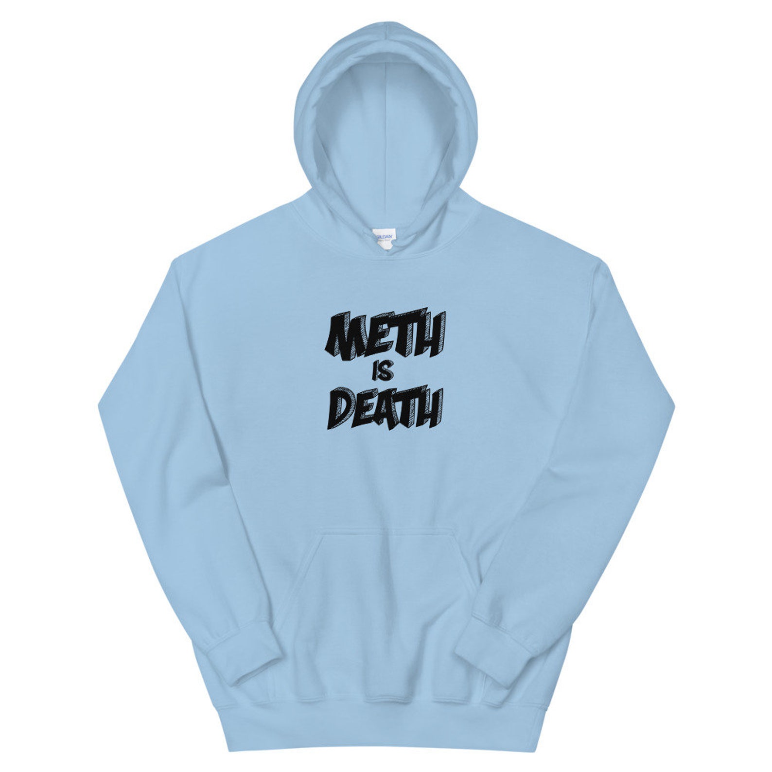 Meth Hoodie, Anti Drug Hoodie, Drug Addiction, Drug Recovery Hoodie ...