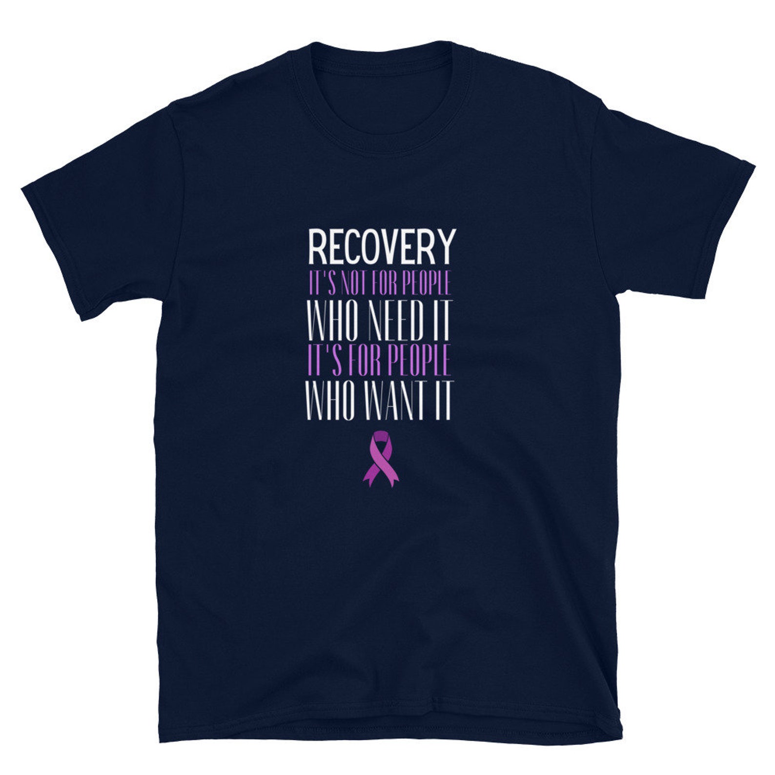 Drug Recovery T-shirt Sobriety Shirt Recovery Month T-shirt - Etsy
