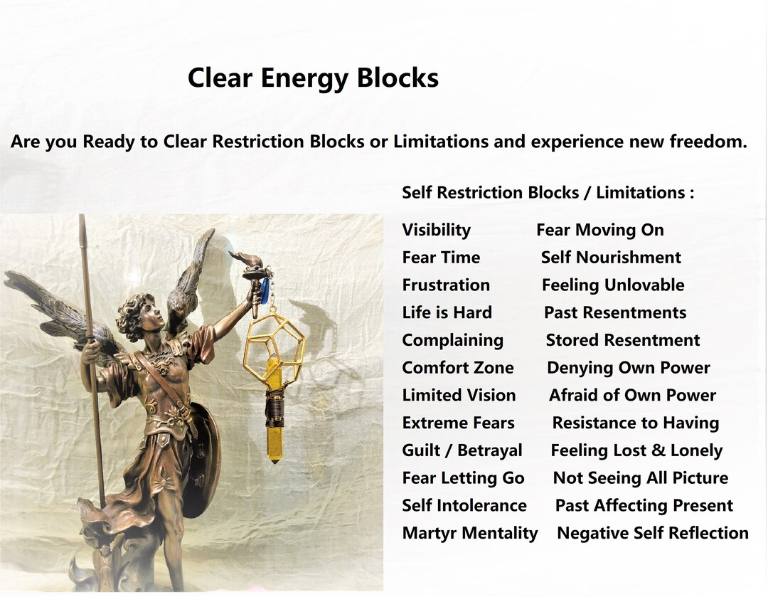 Clear Energy Blocks - Etsy