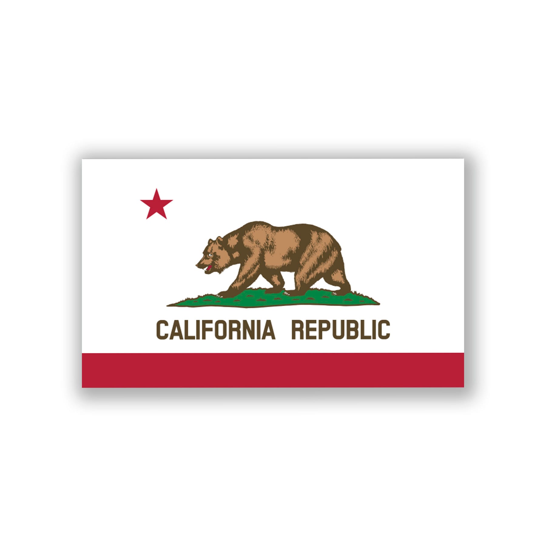 California State Flag Decal Sticker 5-inches by 3-inches - Etsy