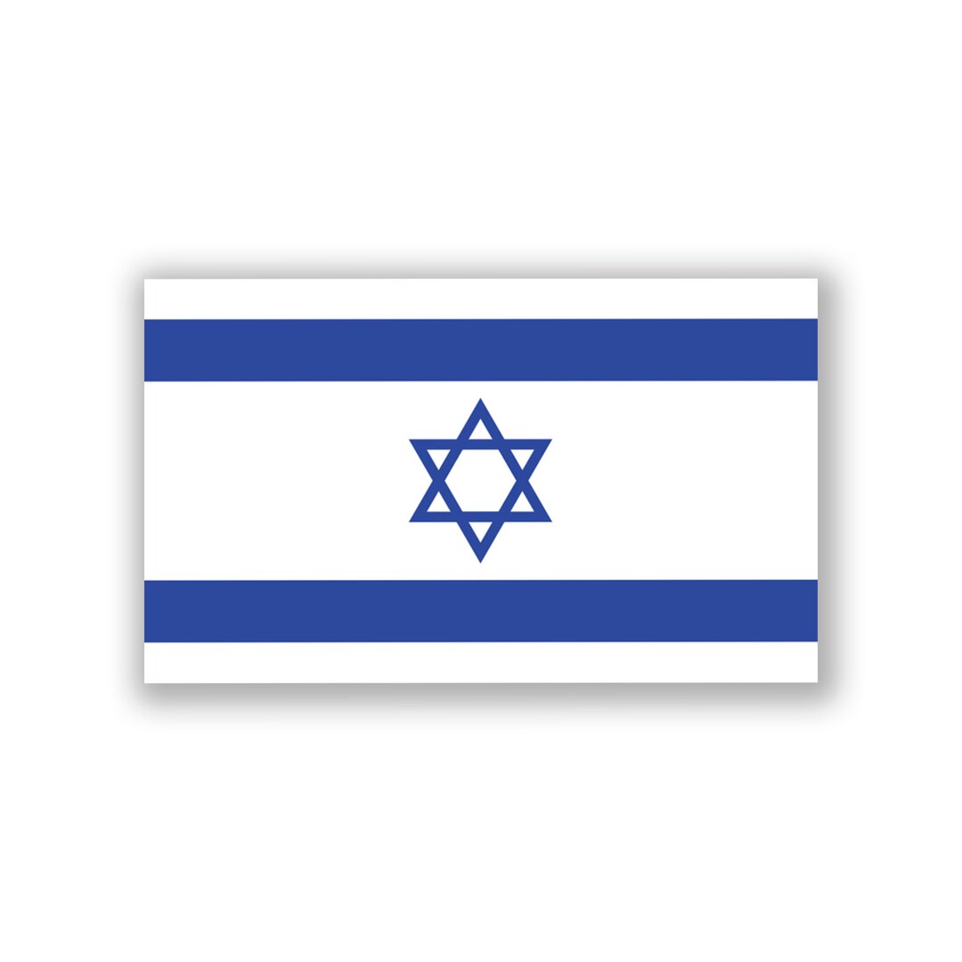 Israel Flag Decal Sticker | Official Flag of Israel Stickers | 5-inches ...