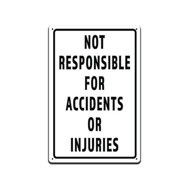 Metal Sign Enter at Your Own Risk - Etsy