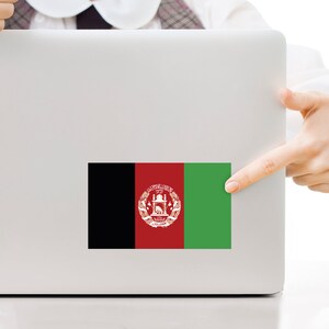 Afghanistan Flag Decal Sticker | 5-inches by 3-inches | Premium Quality ...