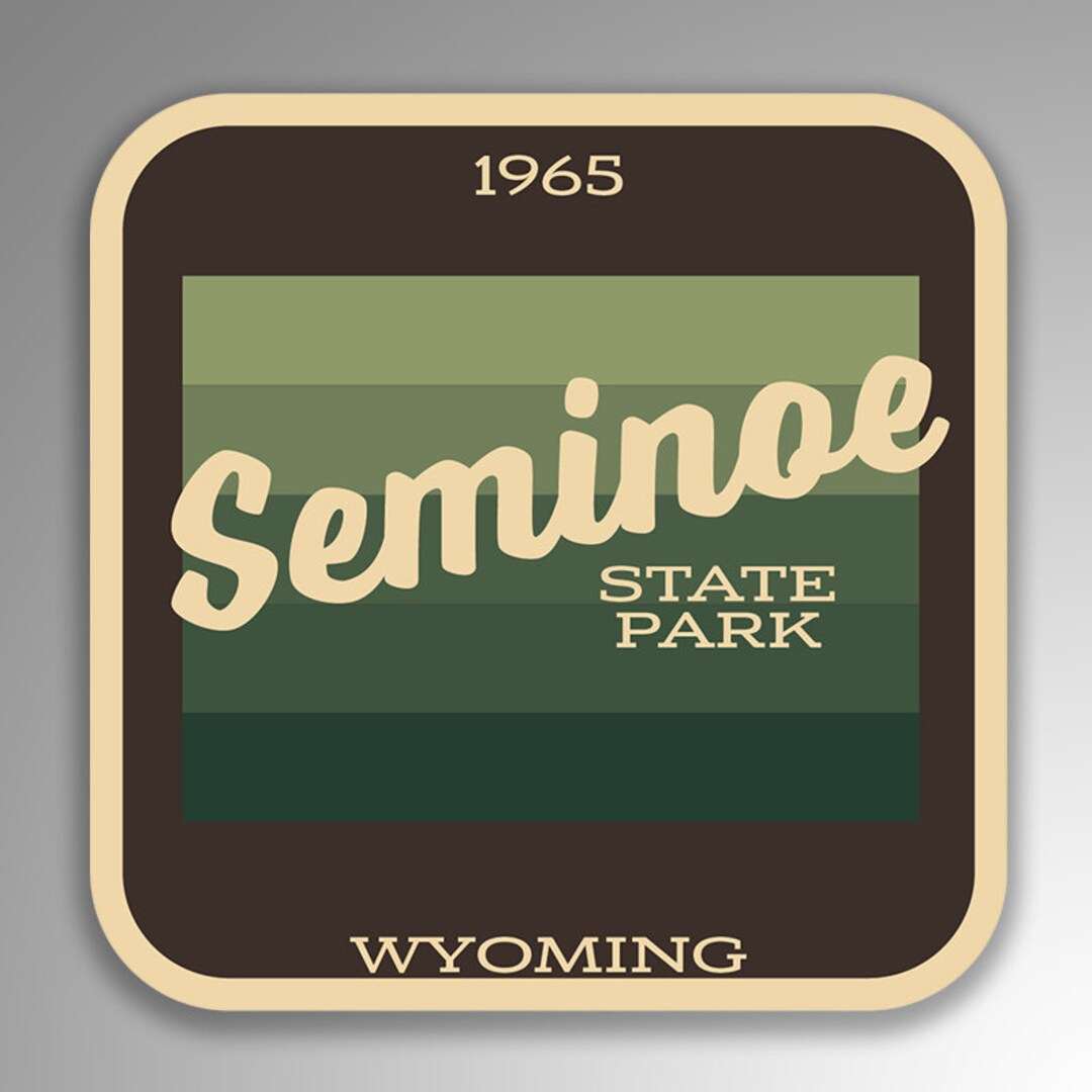 Seminoe State Park Wyoming Decal Sticker | 4-inches | Premium Quality ...