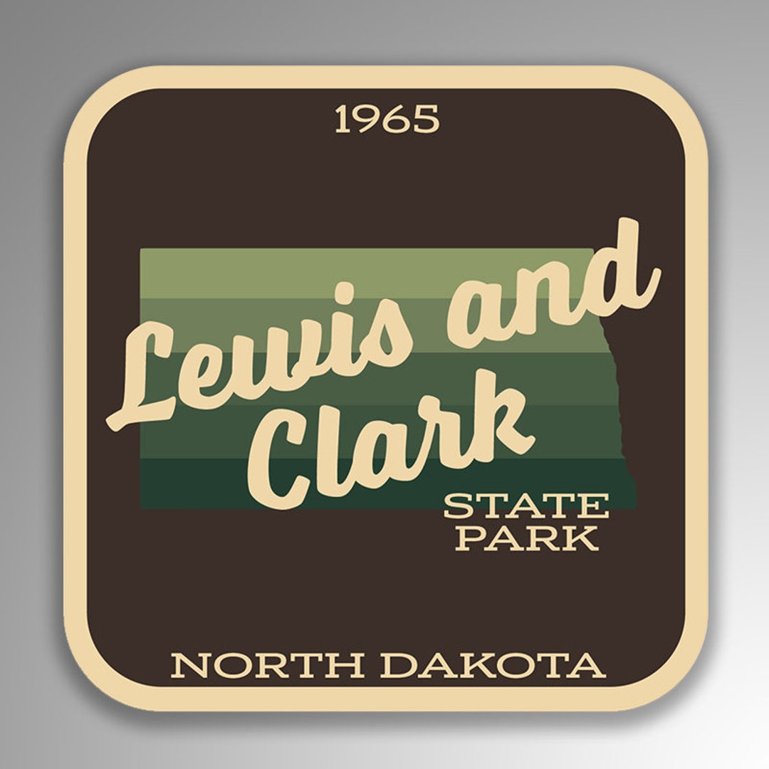 Lewis and Clark State Park North Dakota Decal Sticker | 4-inches ...