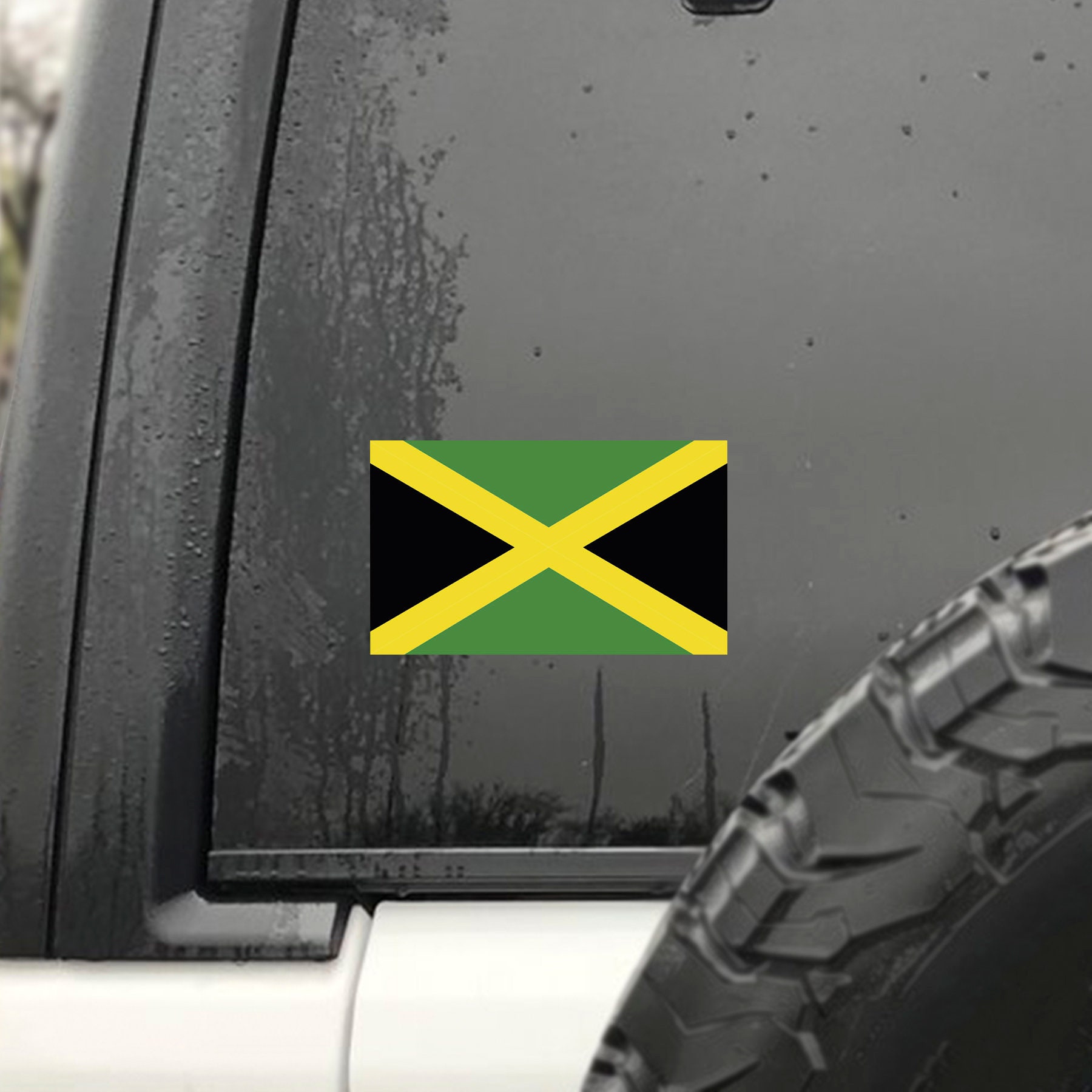 Jamaica Flag Decal Sticker 5-inches by 3-inches Premium - Etsy