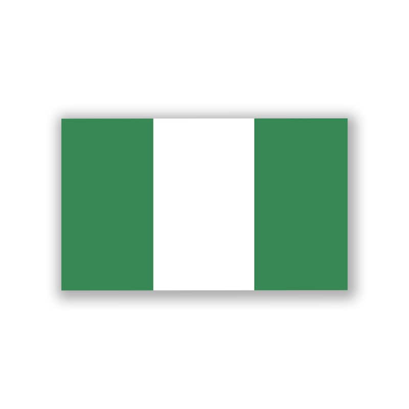 Nigerian Flag Sticker - Etsy