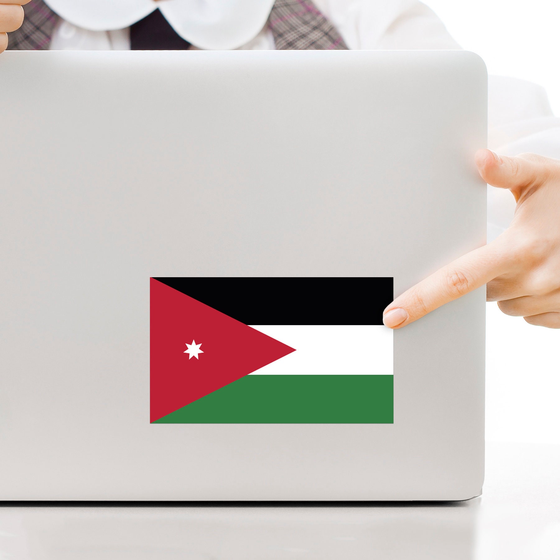 Jordan Flag Decal Sticker 5-inches by 3-inches Premium | Etsy