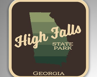 Georgia State Park Sticker - Etsy