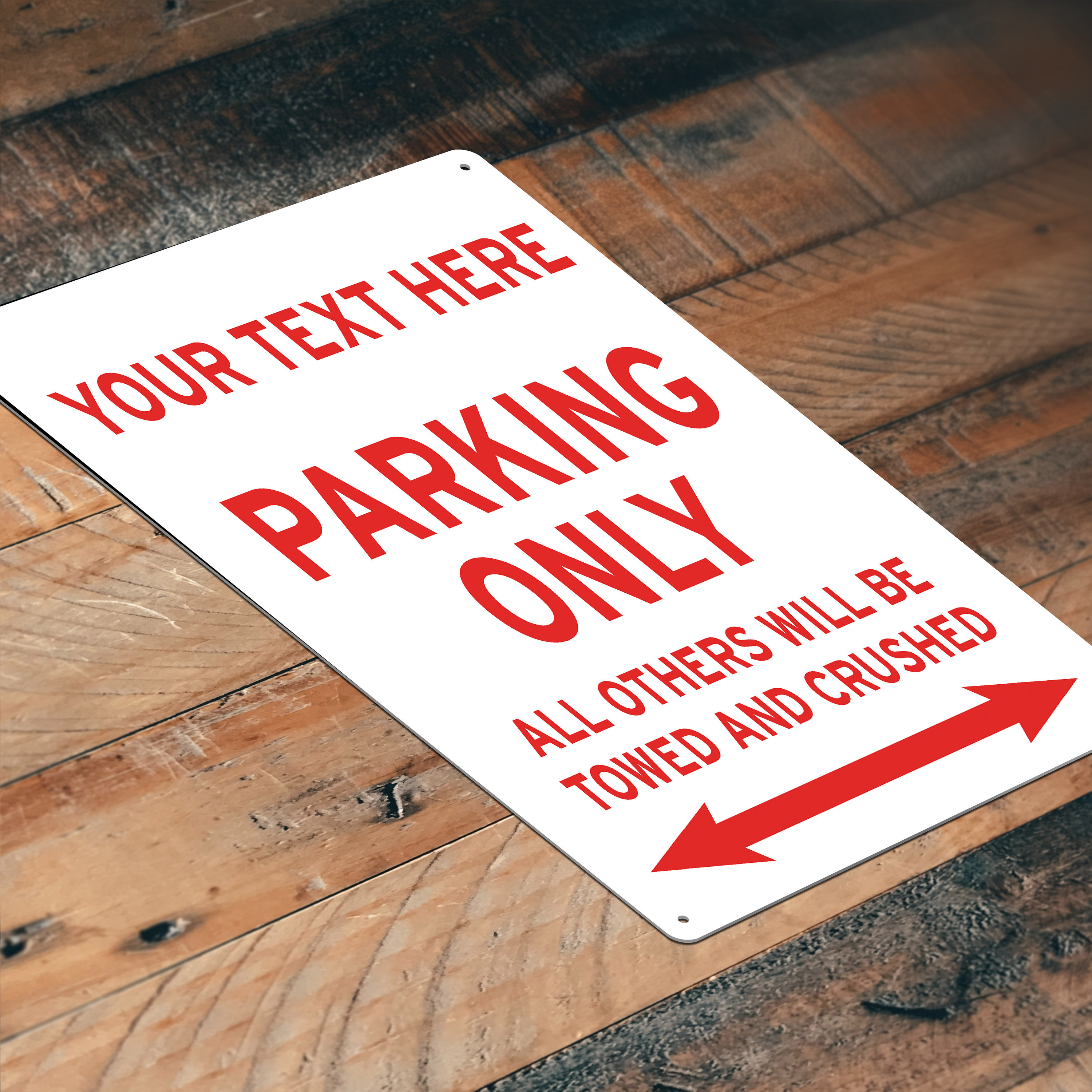 Parking Sign Custom Parking Sign Reserved Parking Sign My - Etsy