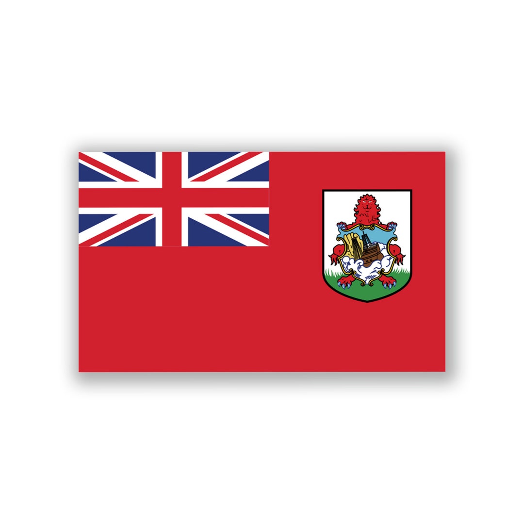Bermuda Flag Decal Stickers | Official Flag of Bermuda Stickers | 5 ...