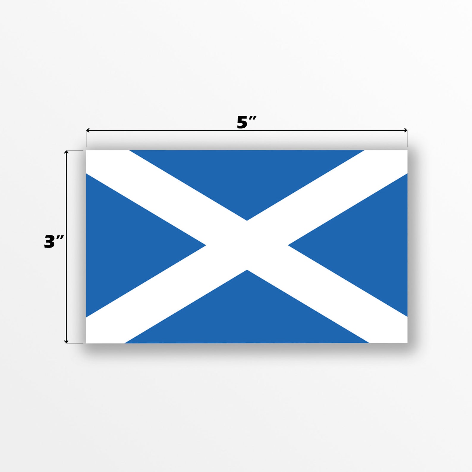 Scotland Flag Decal Sticker 5-inches by 3-inches Premium - Etsy