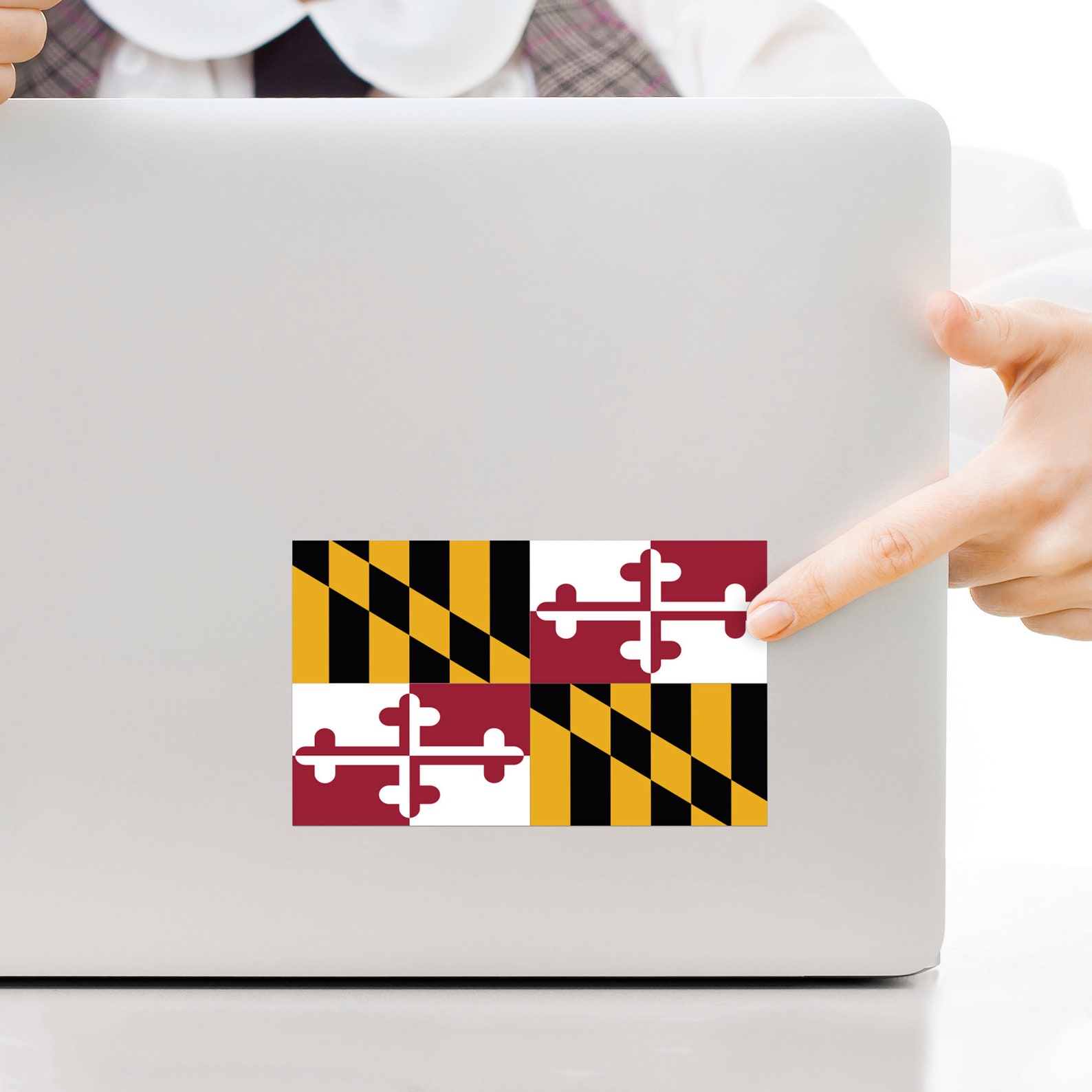 Maryland State Flag Decal Stickers Official State Flag of - Etsy