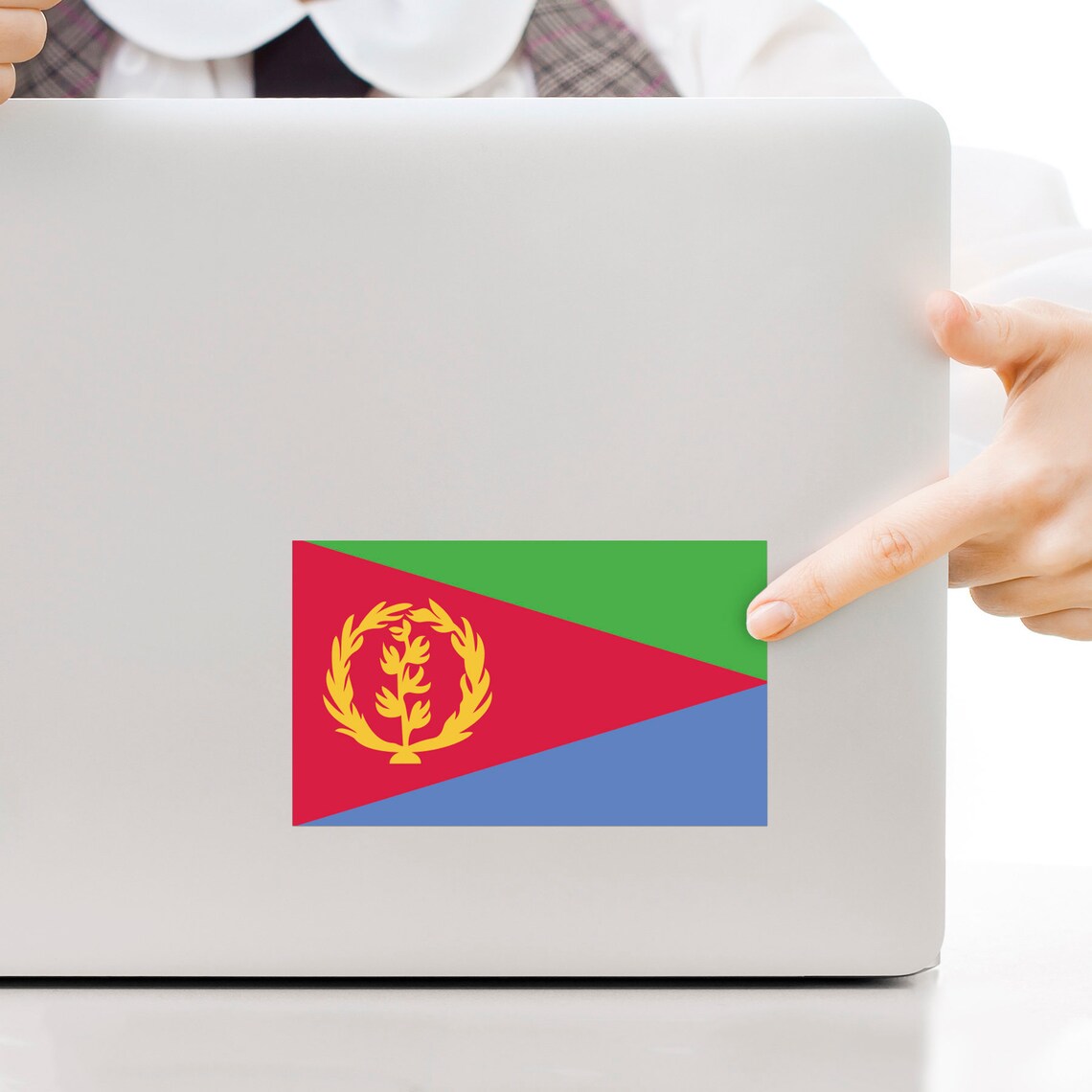 Eritrea Flag Decal Sticker 5-Inches By 3-Inches Premium | Etsy