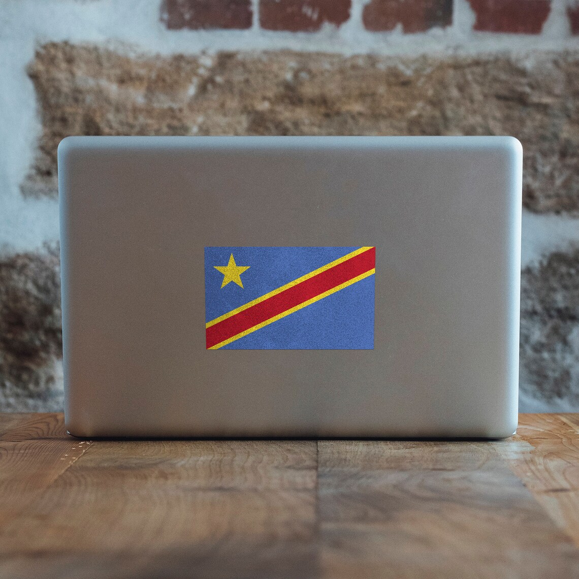 Democratic Republic of Congo Flag Decal Sticker | 5-inches by 3-inches ...