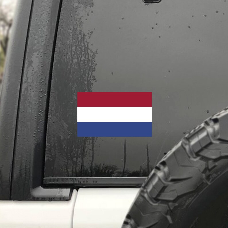 Netherlands Flag Decal Sticker | 5-inches by 3-inches | Premium Quality ...
