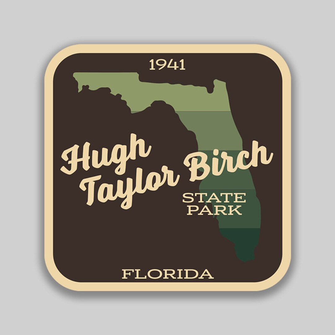 Hugh Taylor Birch State Park Florida Decal Sticker | 4-inches | Premium ...