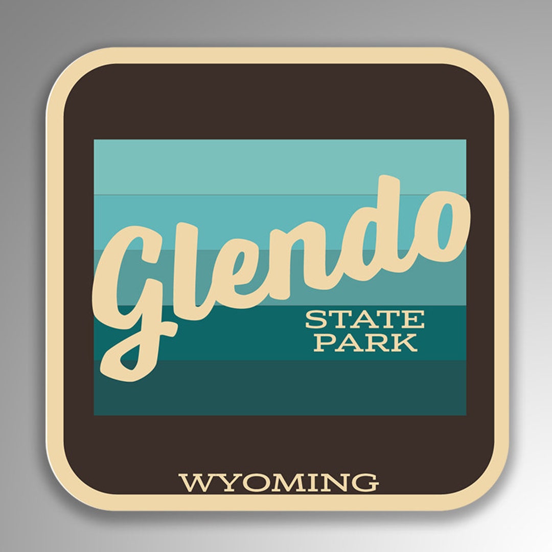 Glendo State Park Decal Wyoming Sticker | 4-inches | Premium Quality ...