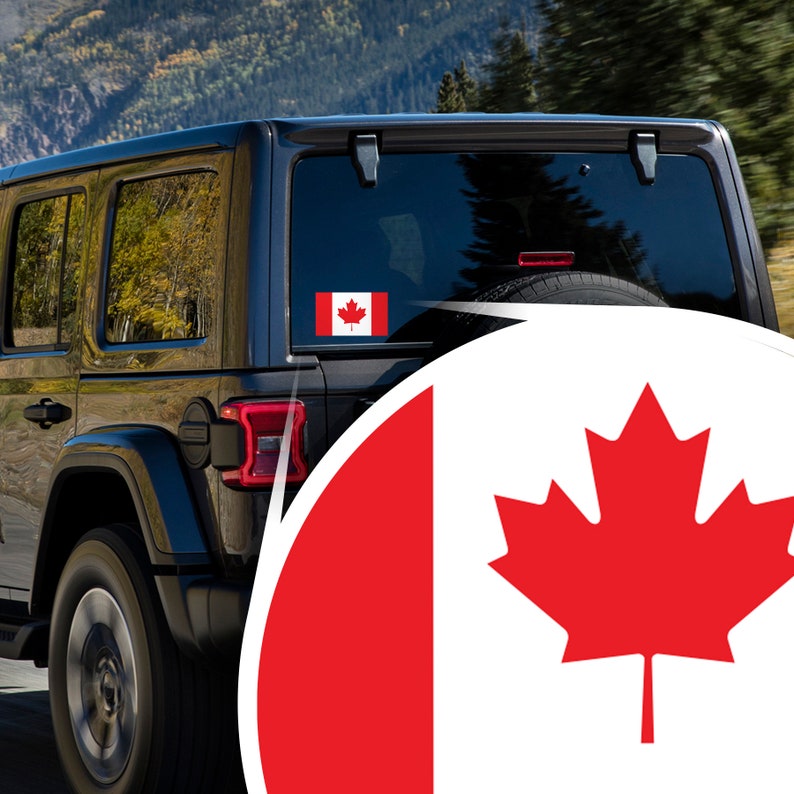 Canada Flag Decal Stickers | Official Flag of Canada Stickers | 5 ...