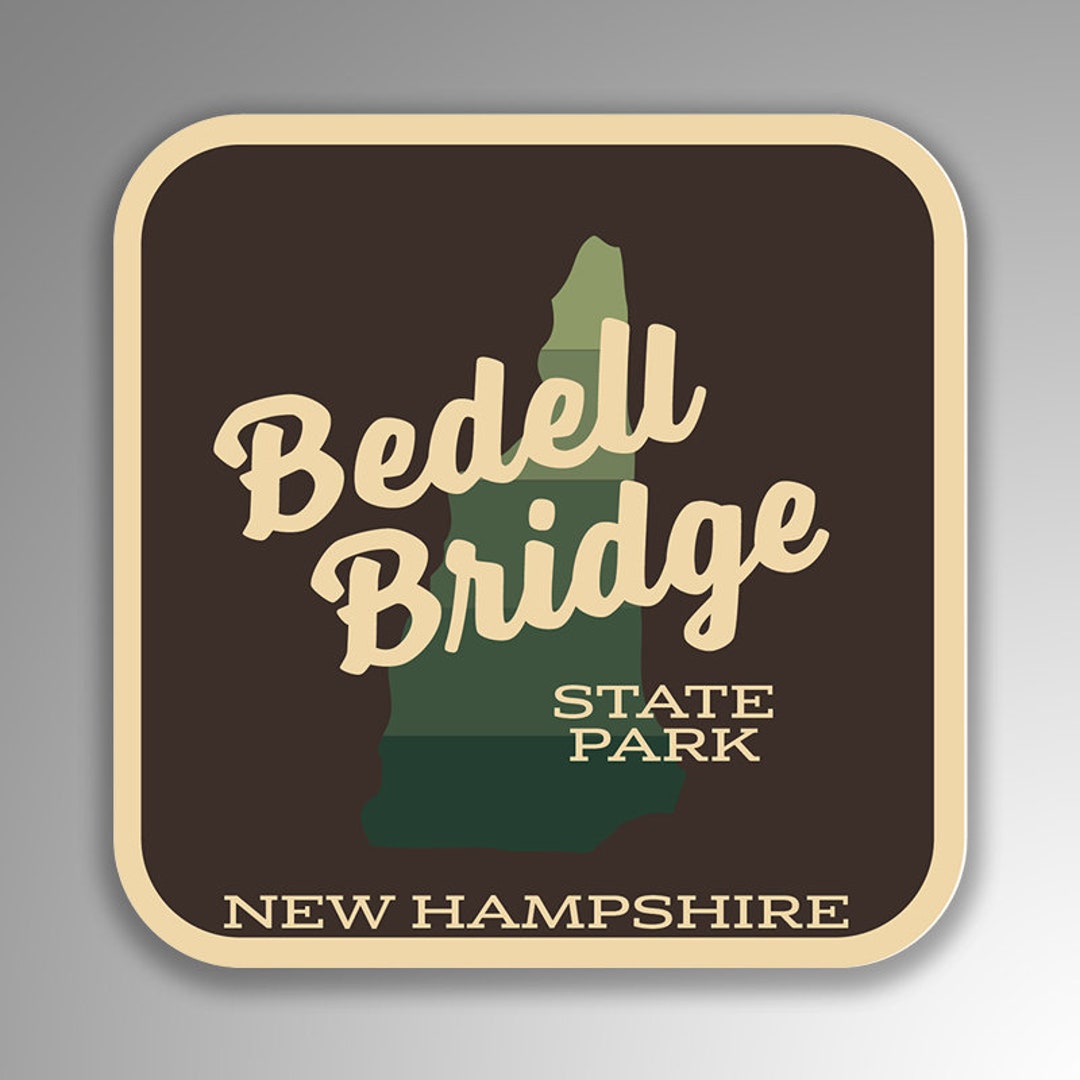 Bedell Bridge State Park Decal Sticker | 4-inches | Premium Quality ...