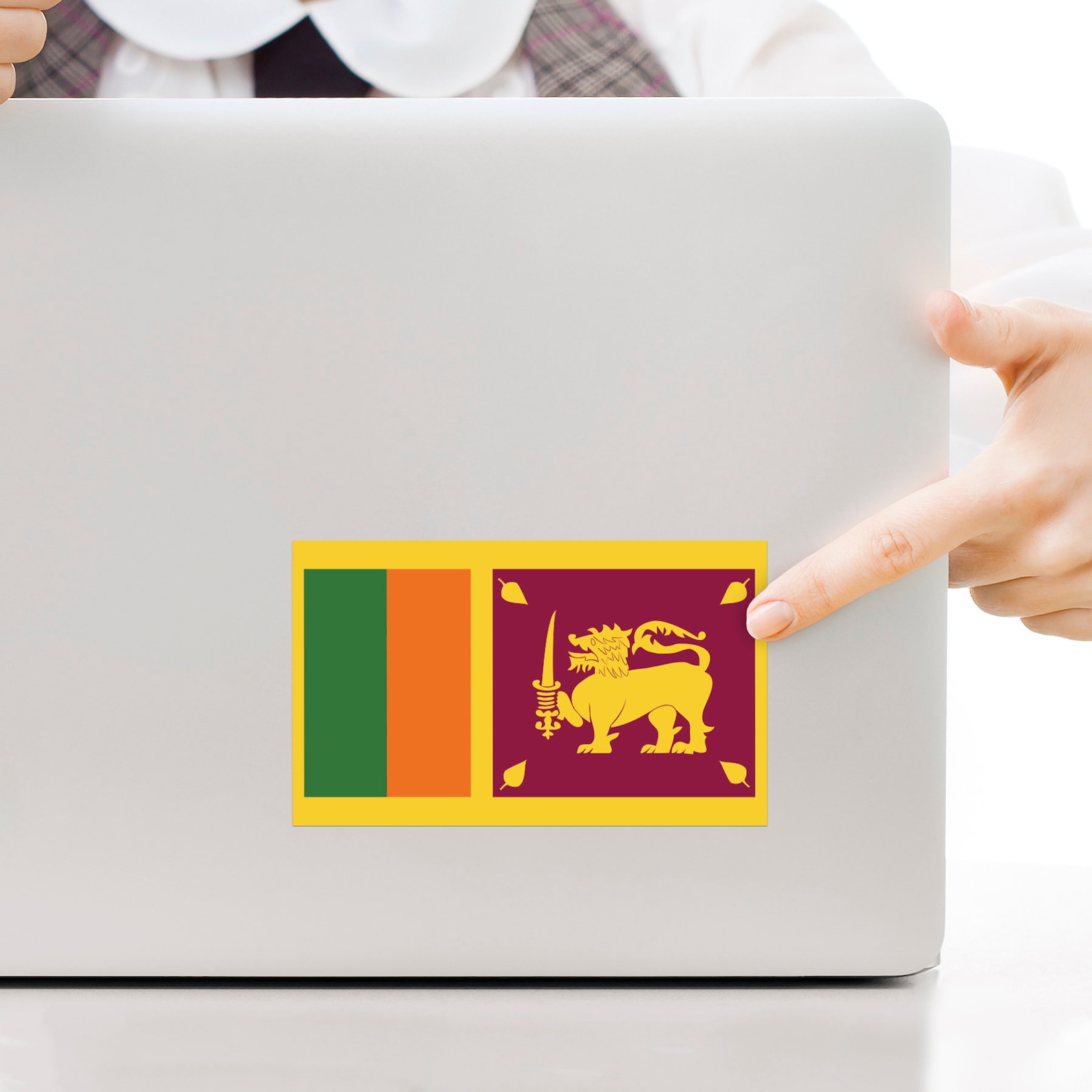 Sri Lanka Flag Decal Sticker 5-inches by 3-inches Premium | Etsy