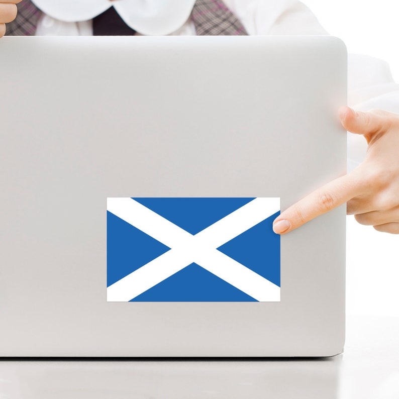 Scotland Flag Decal Sticker 5-inches by 3-inches Premium - Etsy