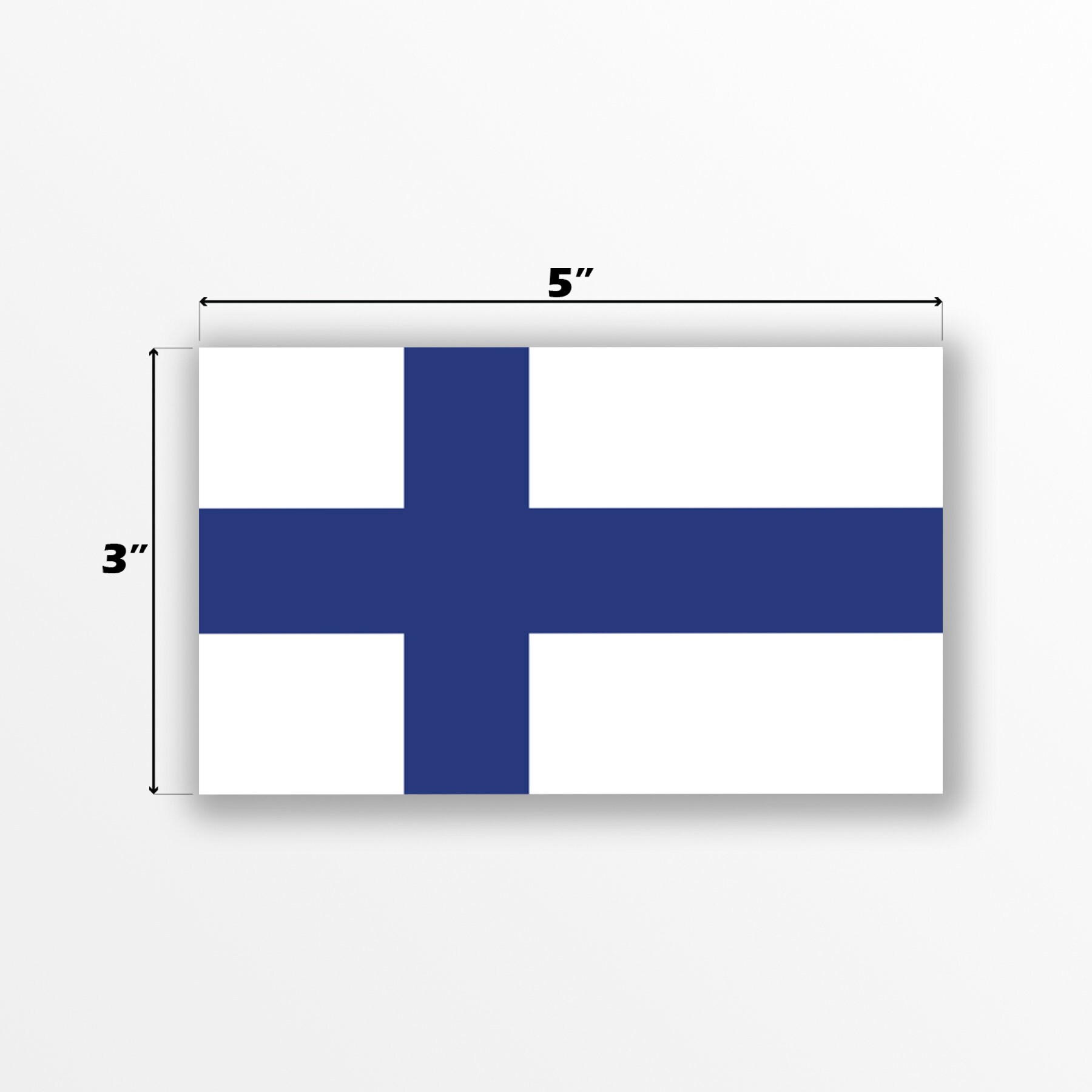 Finland Flag Decal Stickers Official Flag of Finland | Etsy