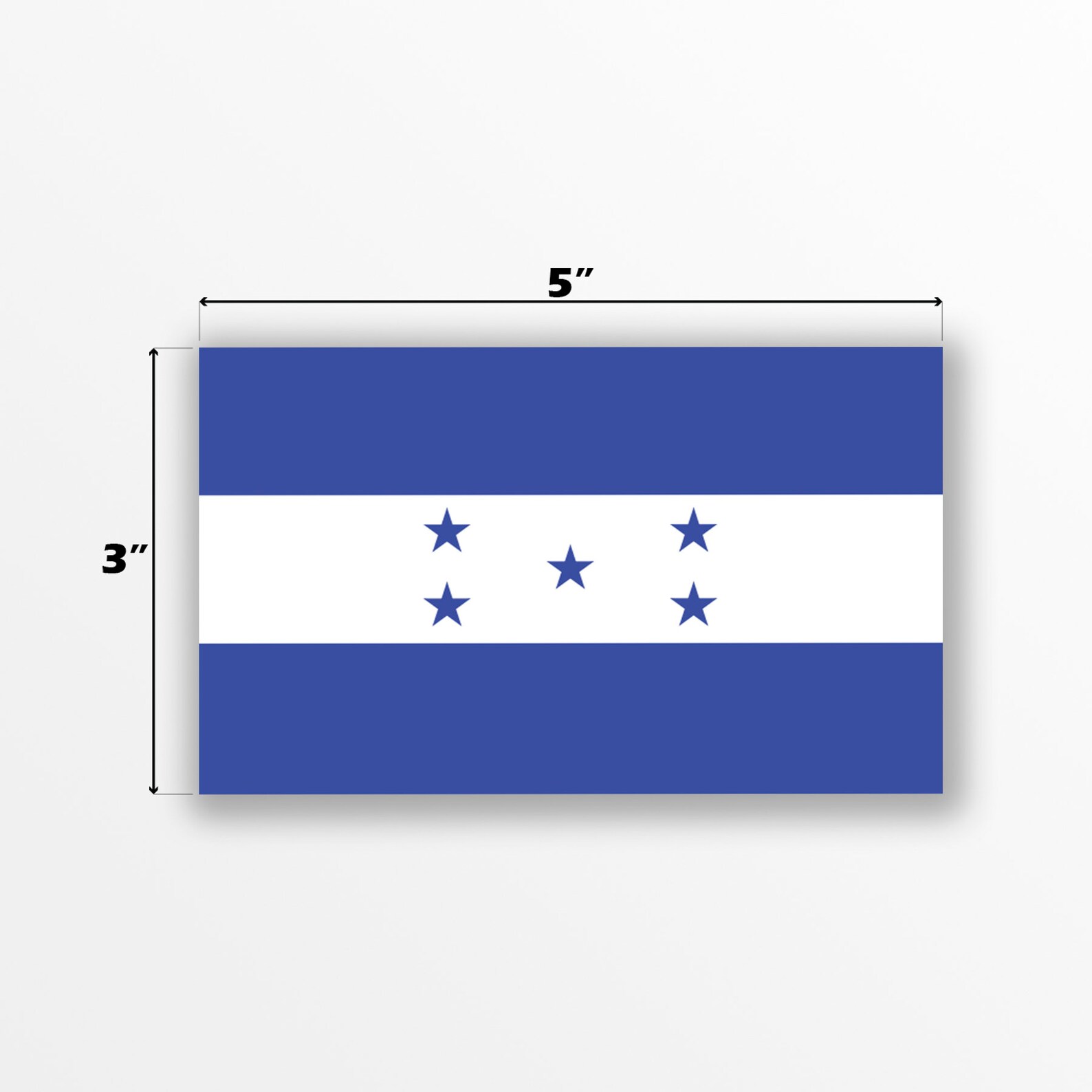 Honduras Flag Decal Stickers Official Flag of Honduras - Etsy