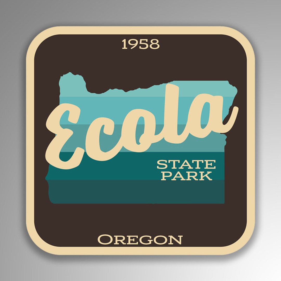 Ecola State Park Decal Sticker | 4-inches | Premium Quality Vinyl ...