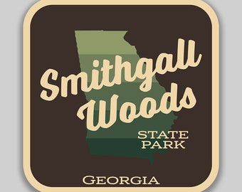 Georgia State Park Sticker - Etsy