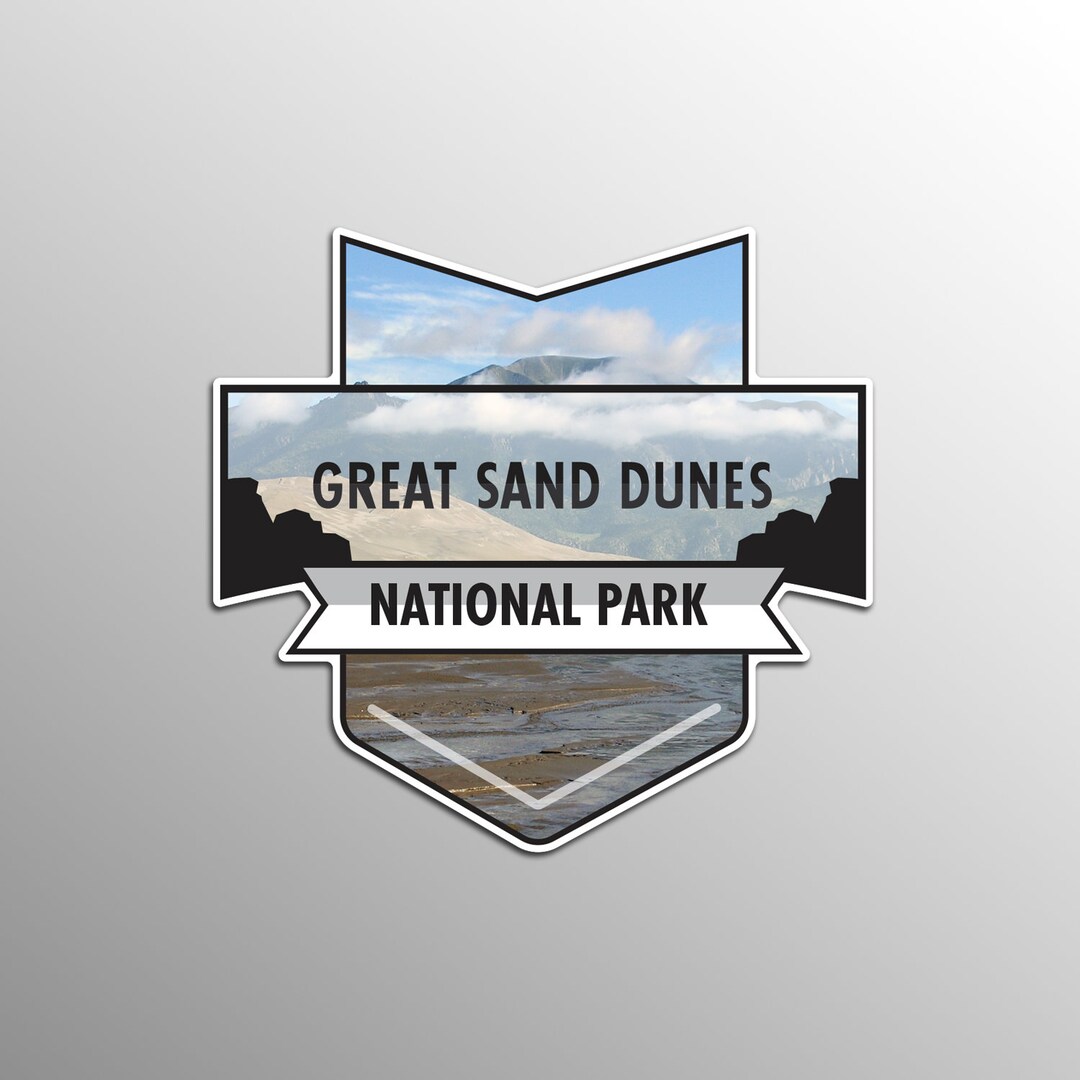 2 Pack Great Sand Dunes National Park Decal Sticker 4.7-inches by 4.4 ...