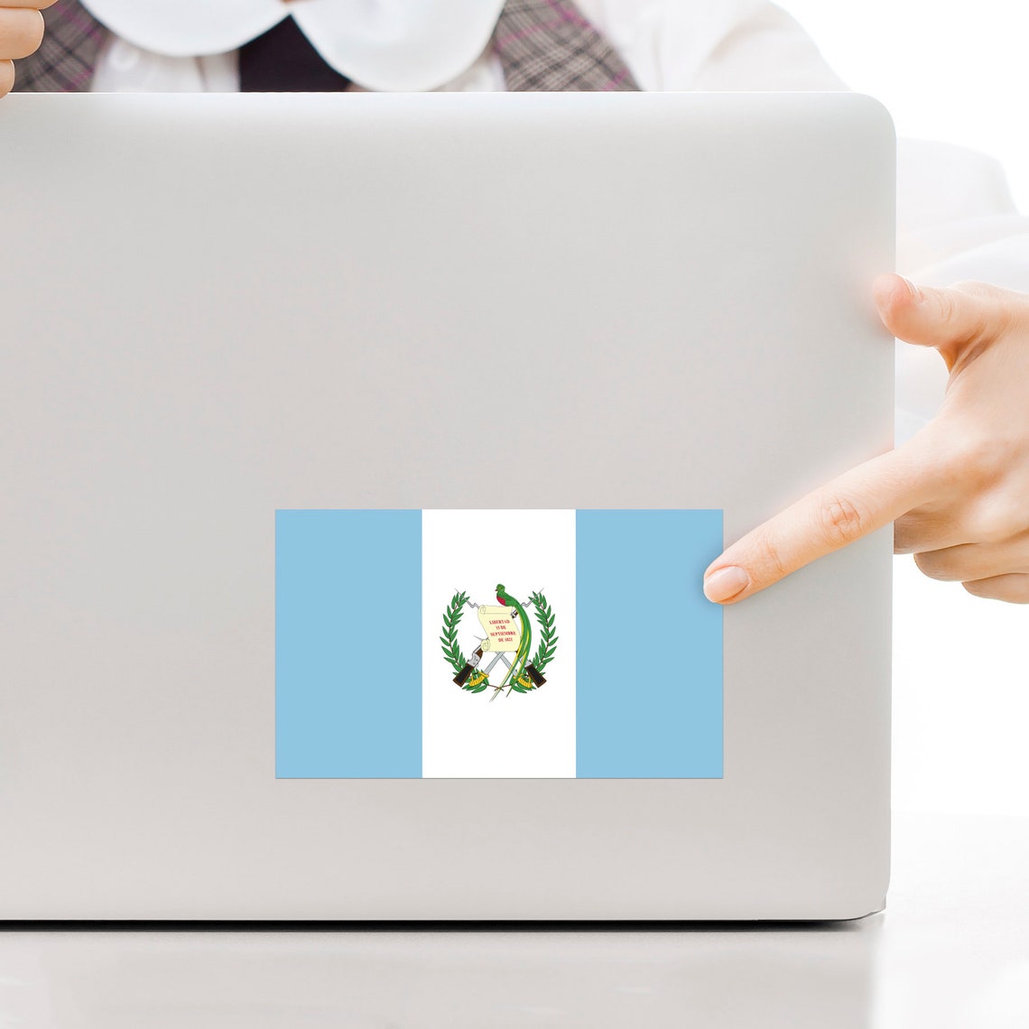 Guatemala Flag Decal Sticker 5-inches by 3-inches Premium | Etsy