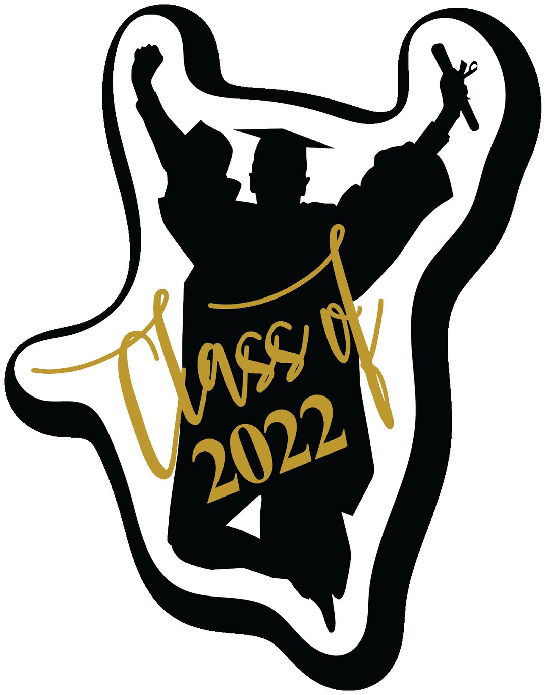 Class of 2022 Graduation for Him 5 Inch Decal Sticker Graphic Auto ...
