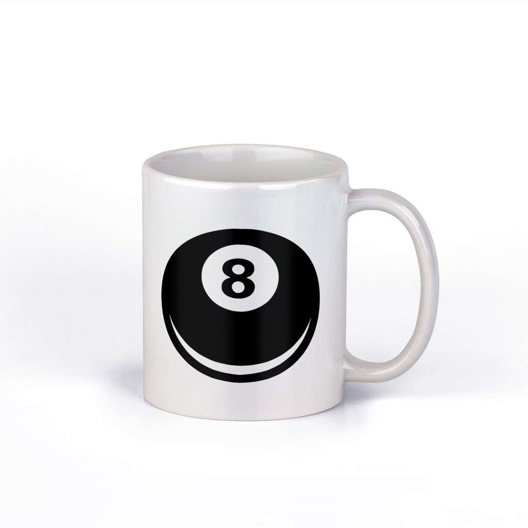 8 Ball Coffee Mug | Billiards Pool Gift, 11-ounce - Etsy