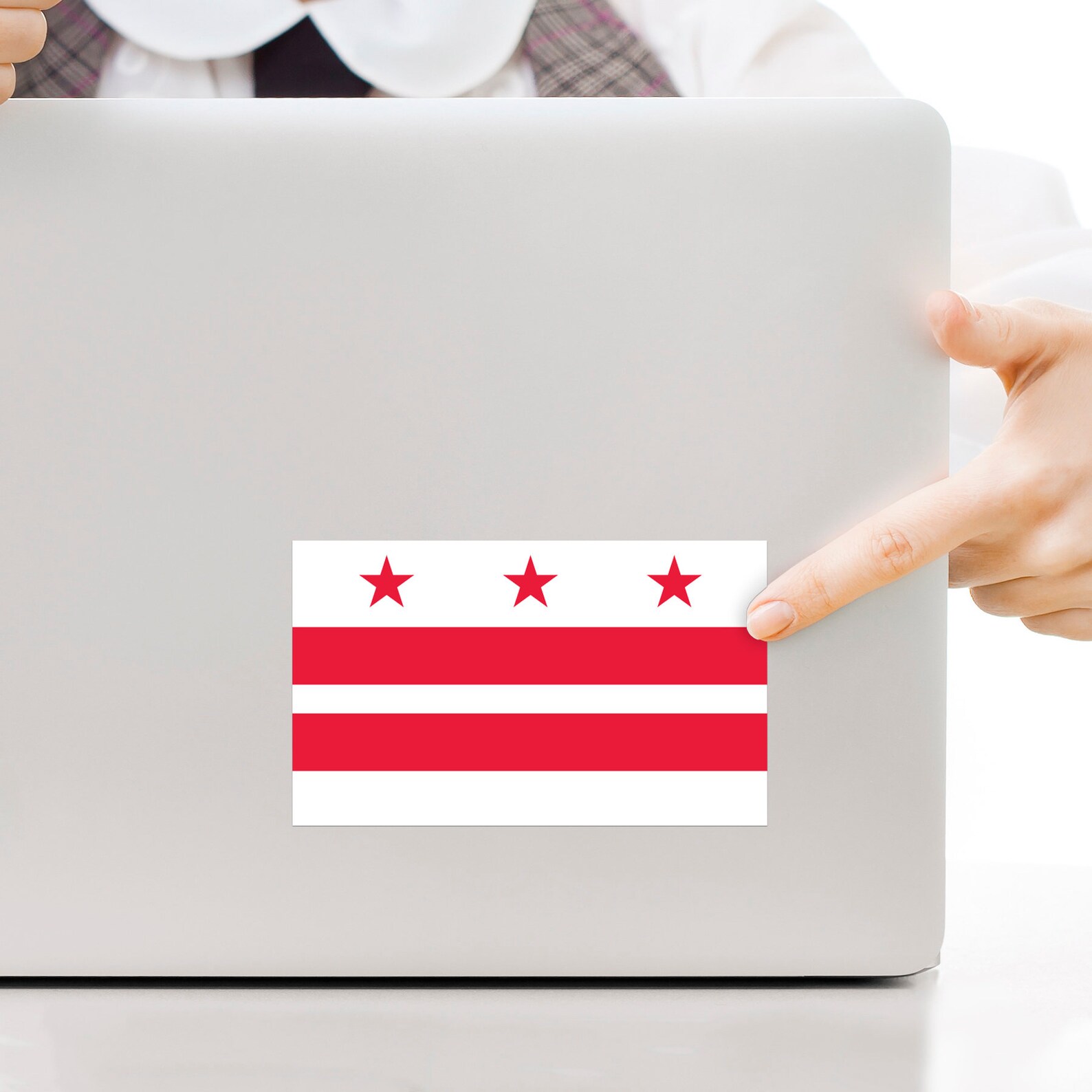 Washington DC City Flag Decal Sticker 5-inches by 3-inches - Etsy