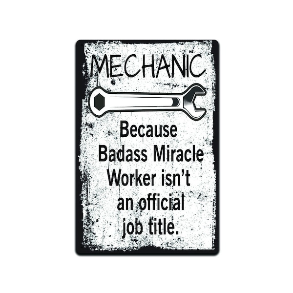 Funny Mechanic Sign - Etsy
