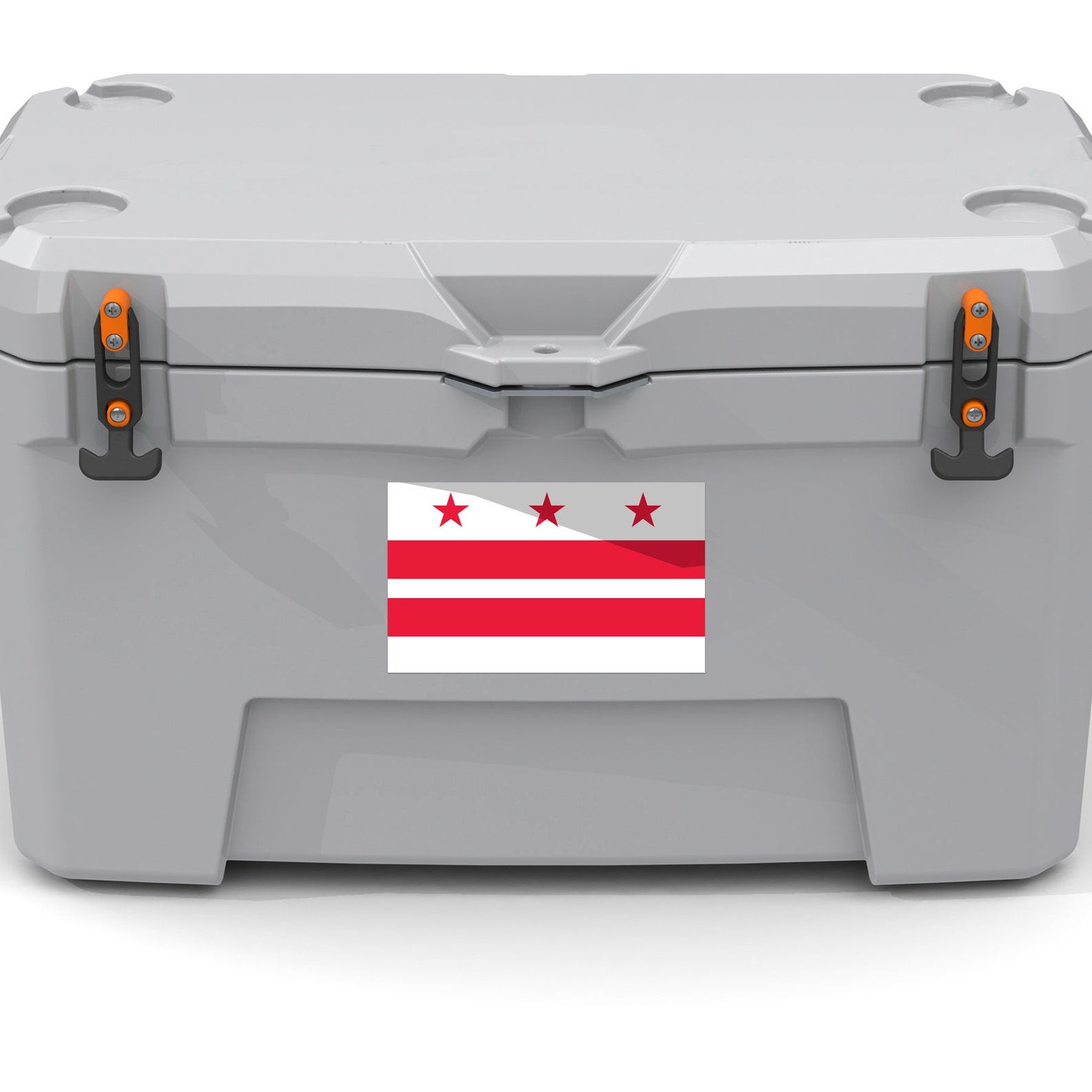 Washington DC City Flag Decal Sticker 5-inches by 3-inches | Etsy