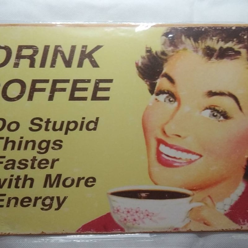 Funny Coffee Signs Tin - Etsy