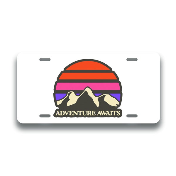 Adventure Awaits License Plate Frames - Etsy