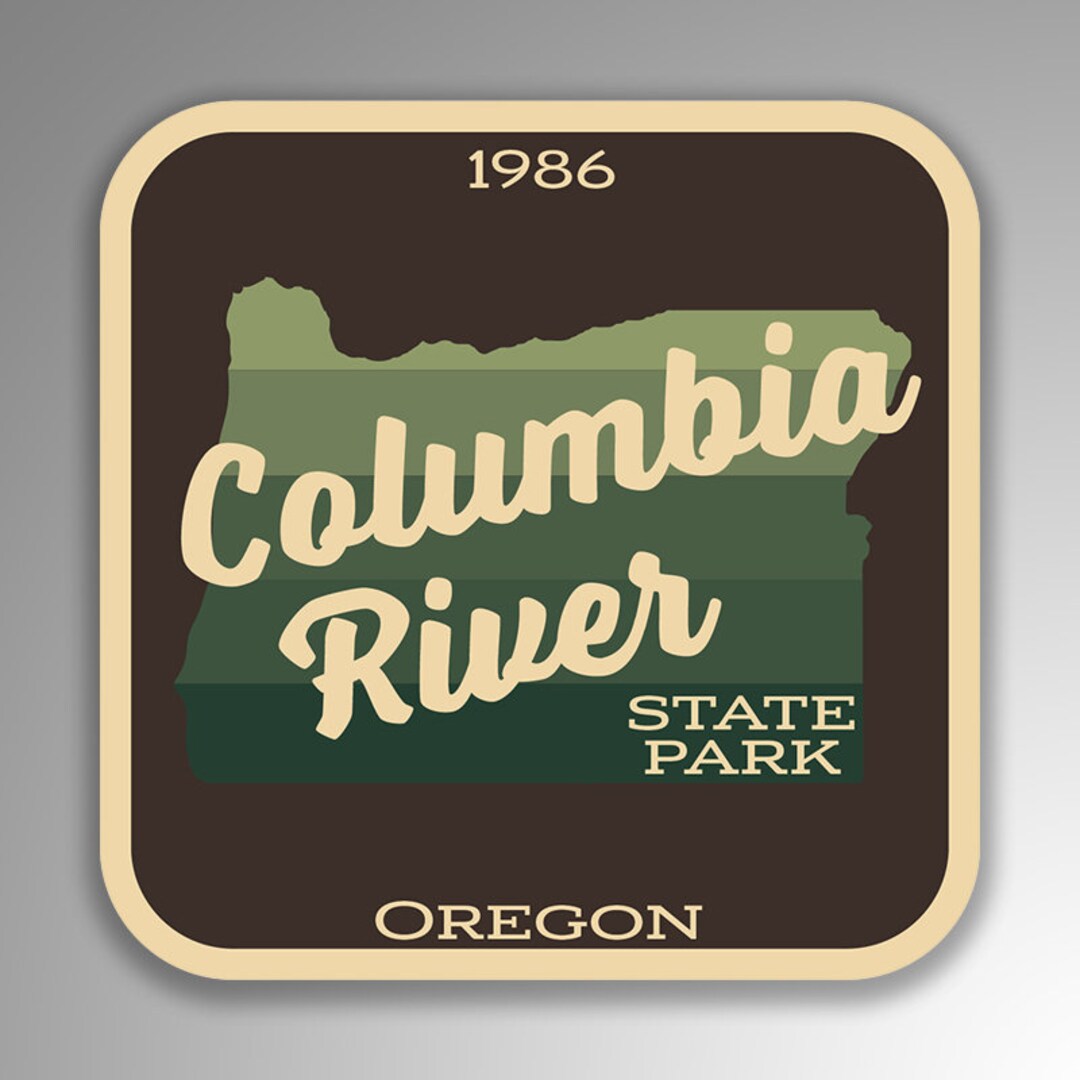 Columbia River State Park Decal Sticker | 4-inches | Premium Quality ...