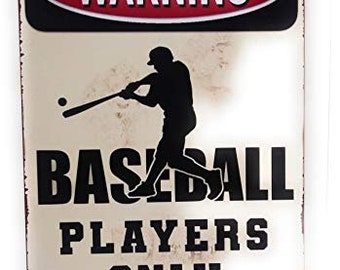 Warning Baseball - Etsy