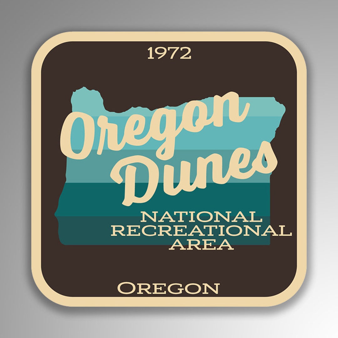 Oregon Dunes National Recreational Area Decal Sticker | 4-inches ...