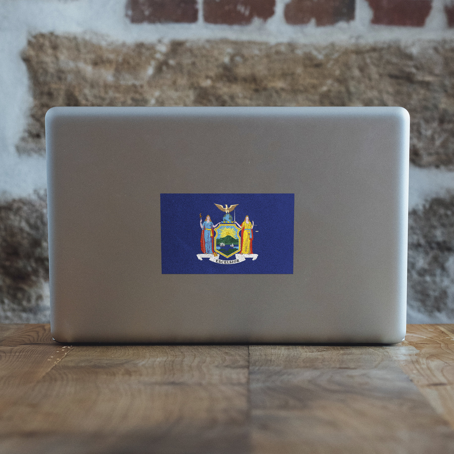 New York State Flag Decal Sticker 5-inches by 3-inches - Etsy