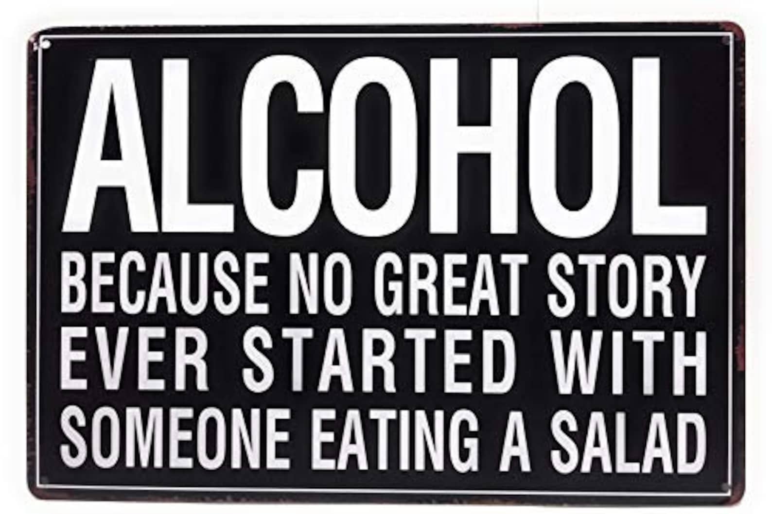 Funny Alcohol Sign, Retro Bar Decor, 8x12 Inch Aluminum - Etsy