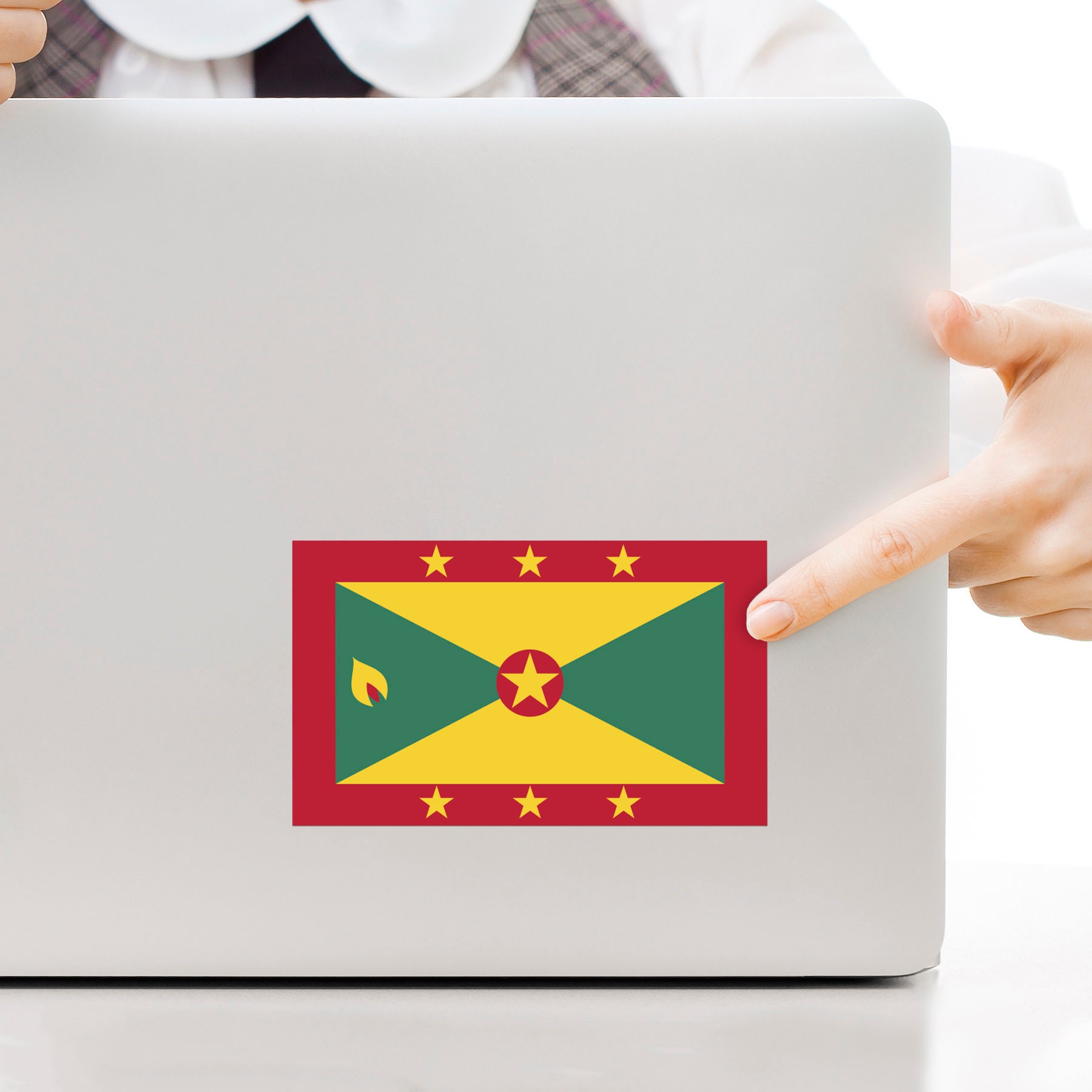 Grenada Flag Decal Sticker 5-inches by 3-inches Premium - Etsy
