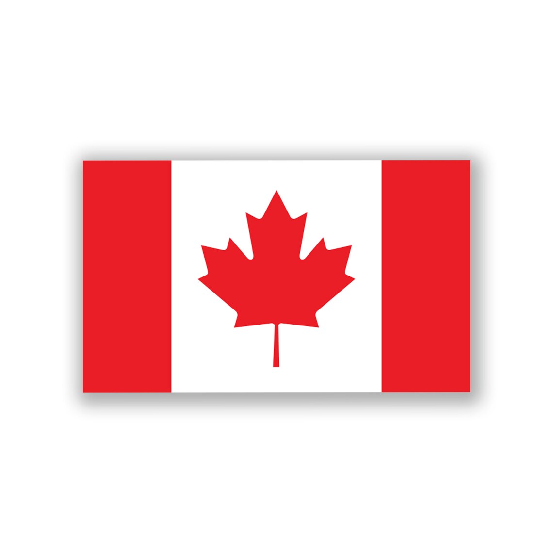 Canada Flag Decal Stickers | Official Flag of Canada Stickers | 5 ...