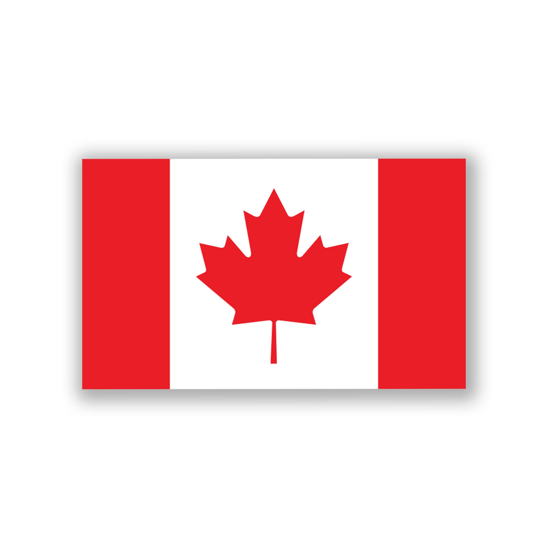 Canada Flag Decal Stickers Official Flag of Canada Stickers - Etsy