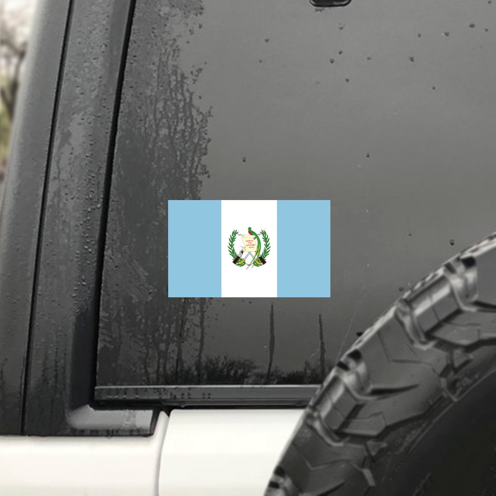 Guatemala Flag Decal Sticker 5-inches by 3-inches Premium | Etsy